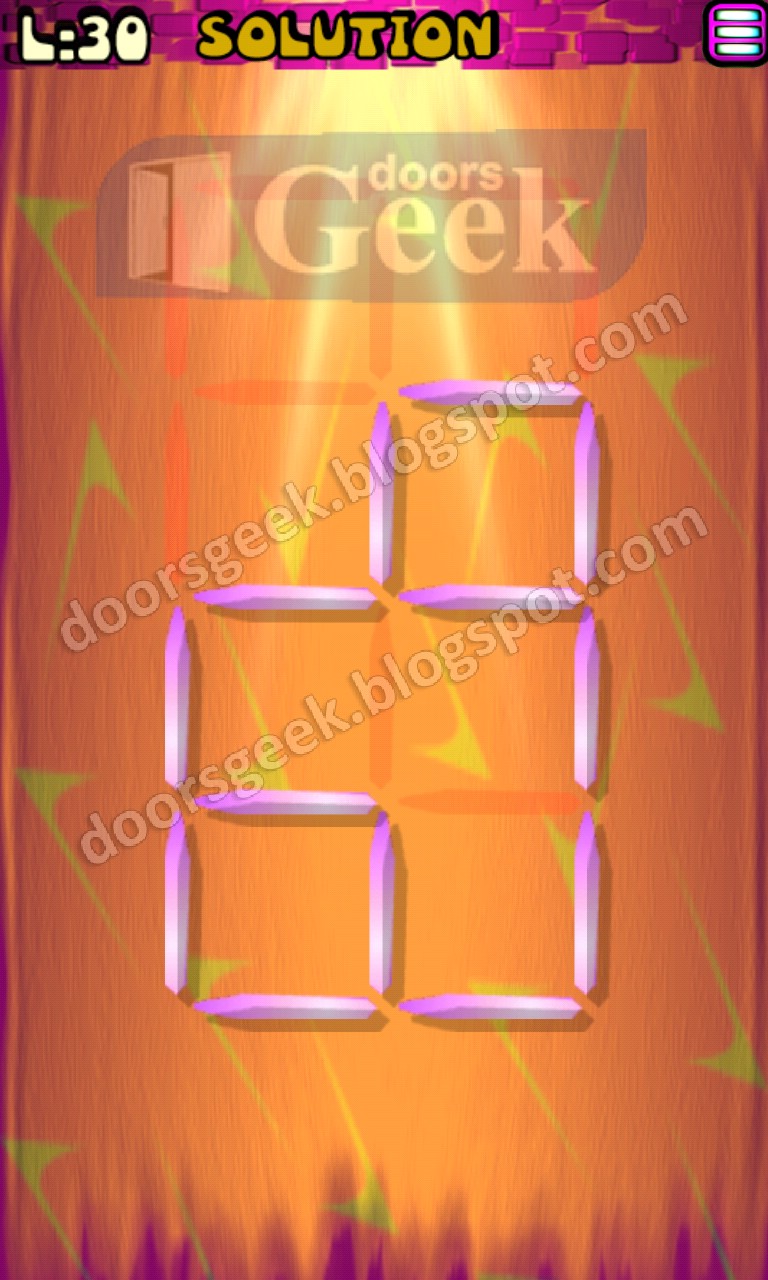 Matches Puzzle [Episode 4] Level 30 Solution ~ Doors Geek